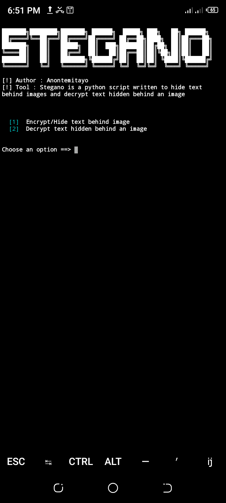 GitHub - Anontemitayo/Stegano: Stegano is a python script written to ...